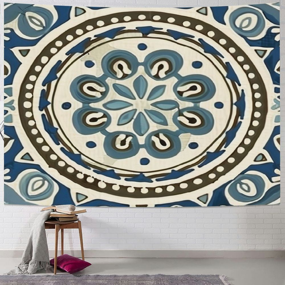 Feiri Bohemian Vintage Flower Pattern Tapestry for Bedroom Living Room ...