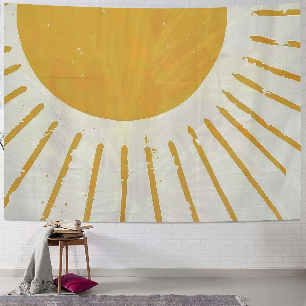 Feiri Boho Sun Tapestry Horizontal Sunset Sun rise Vintage Hippie ...