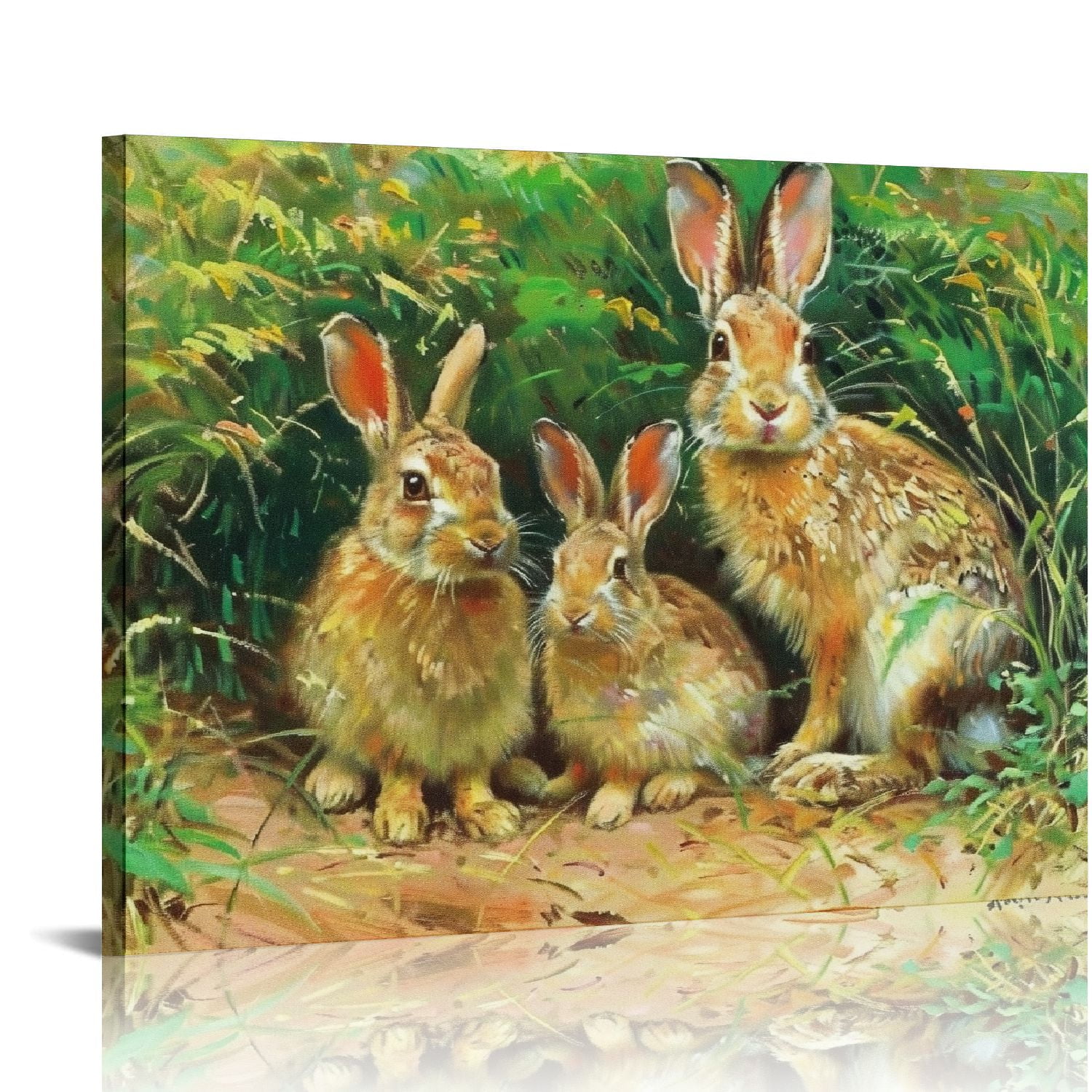 Feiri Bunny Wall Art - Nursery Bunny Pictures Wall Decor, Vintage ...