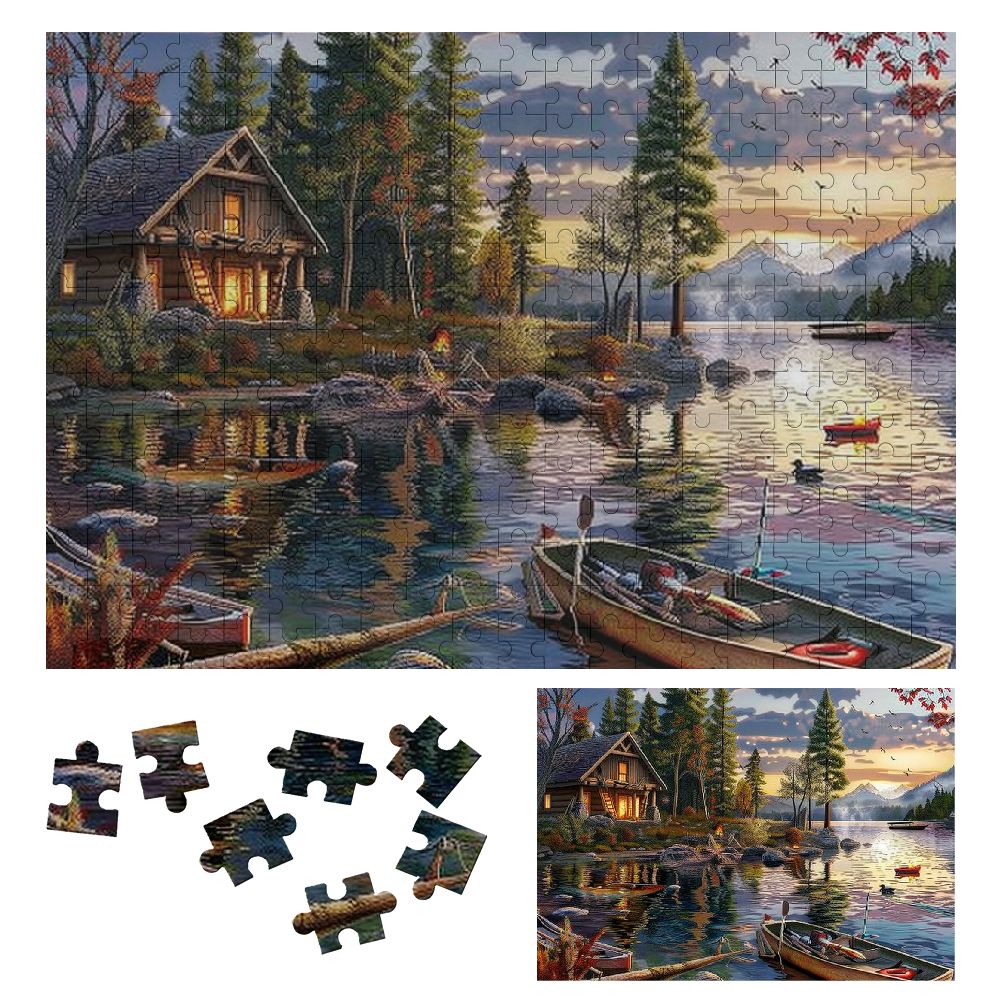 Feiri Canoe Lake - Jigsaw Puzzle for Adults 300 PCS - Walmart.com