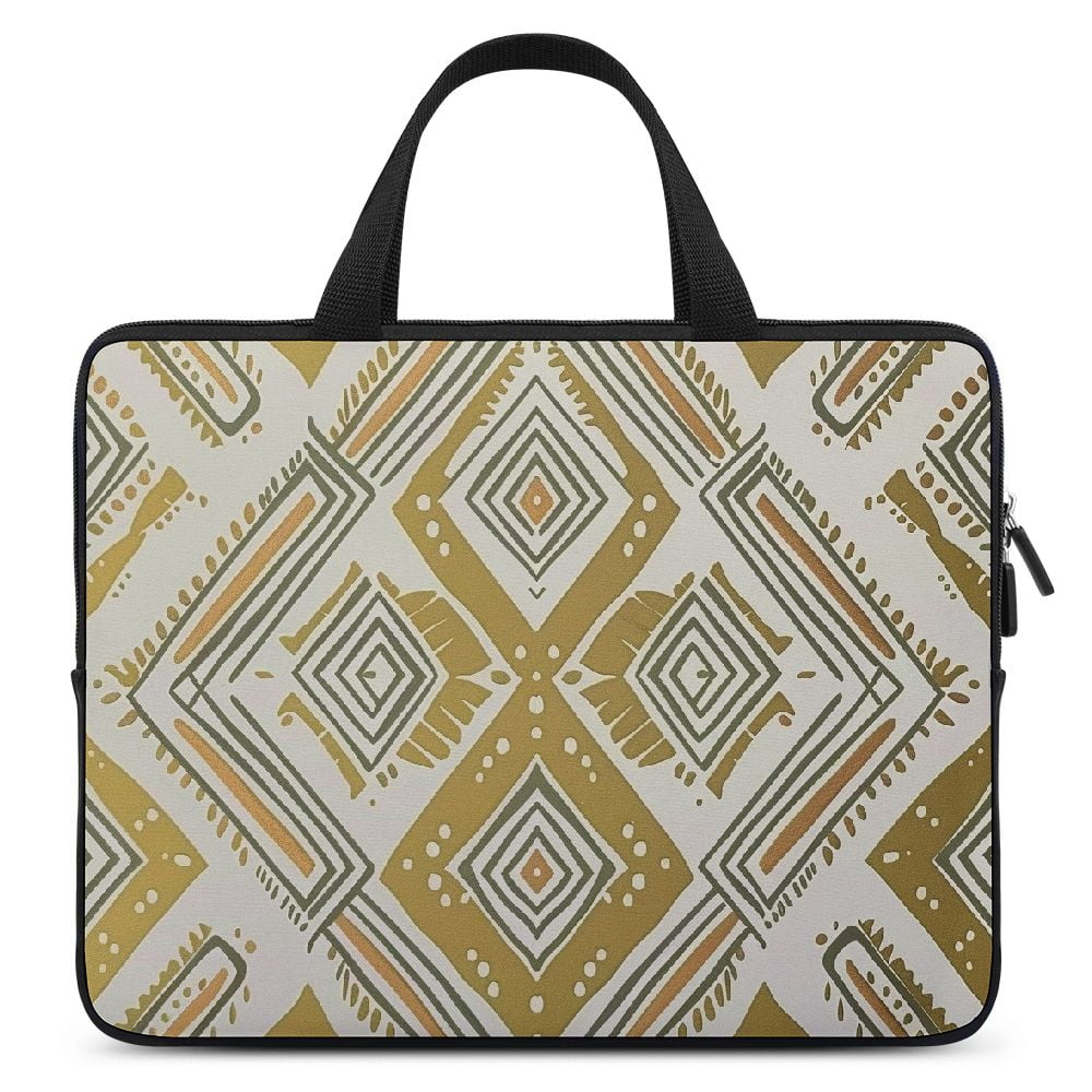 Feiri Diamond Pattern Diving Fabric Laptop Bag Laptop Sleeve Carrying ...