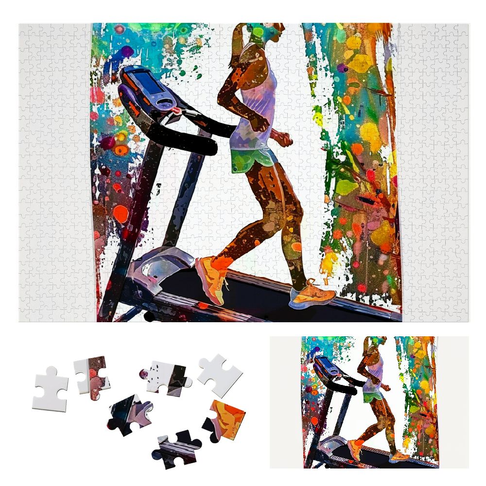 Feiri Fitness Workout Wooden Jigsaw Puzzle for Adults and Kids ...