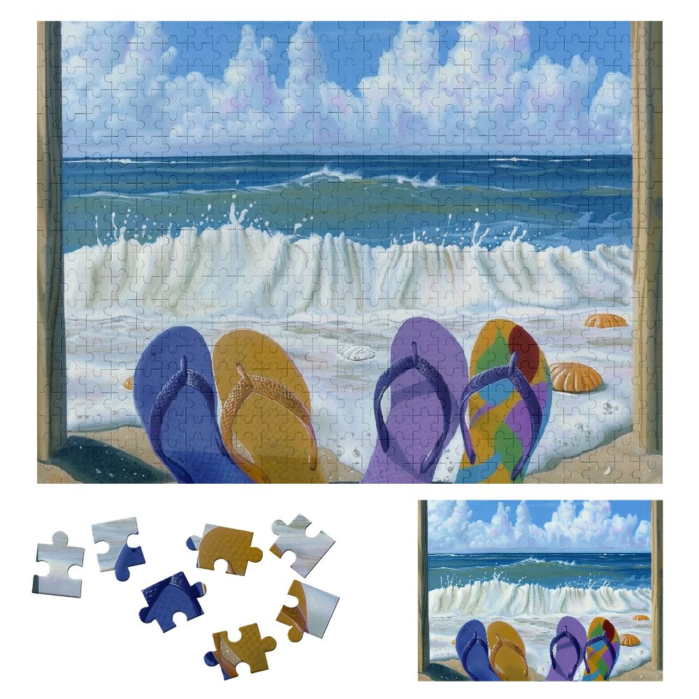 Feiri Flip Flops Challenging Difficult Wood Puzzles for Adults 500 ...