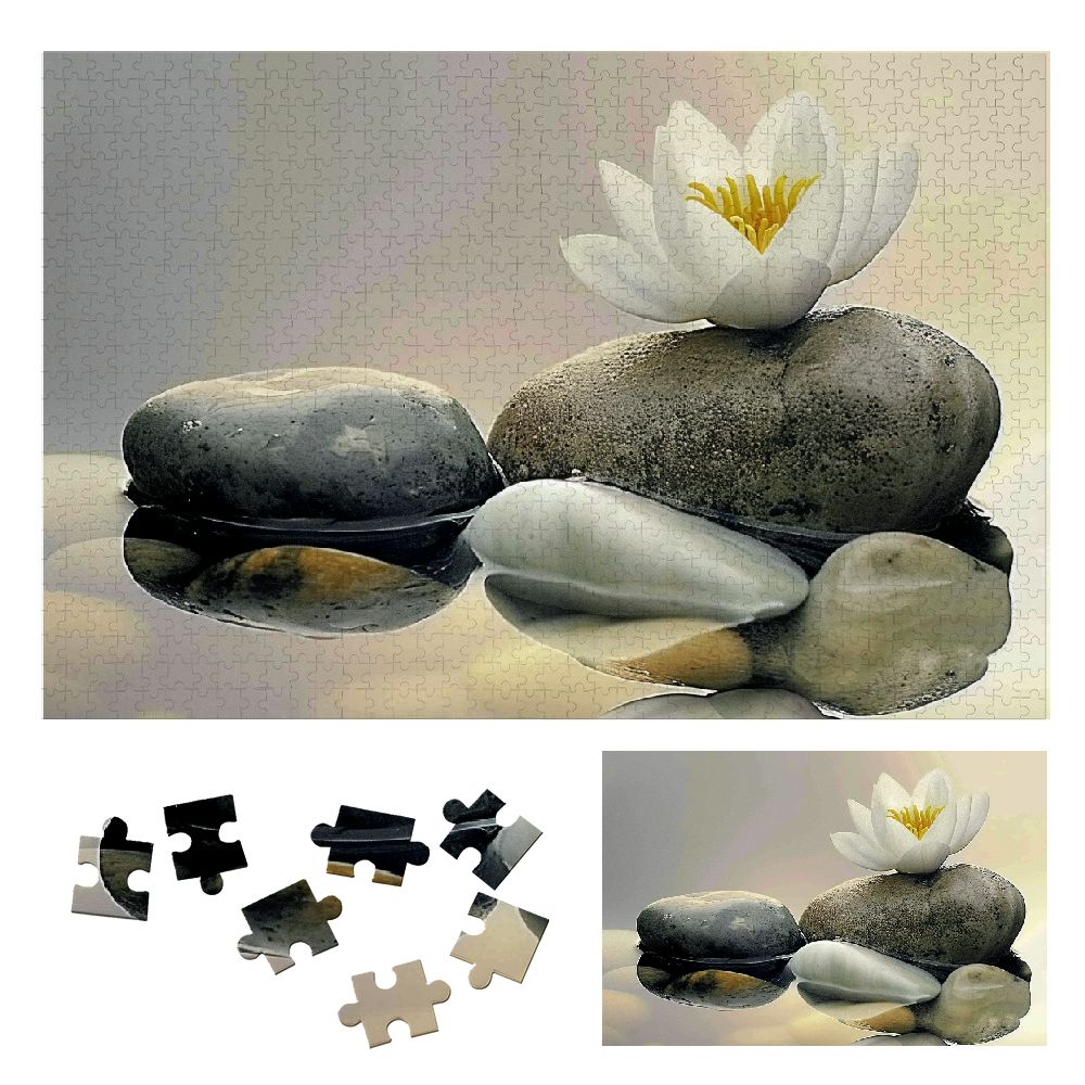 Feiri Flowers Water Rocks Wood Puzzle Challenging Difficult Leisure ...