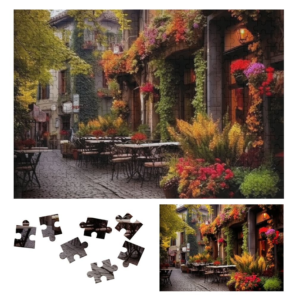 Feiri Flowers Wooden Jigsaw Puzzle Horizontal Edition Challenging ...