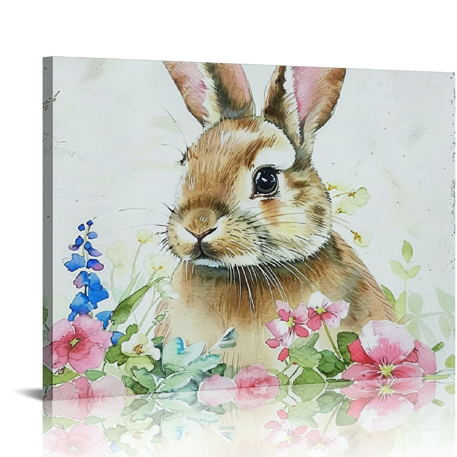 Feiri Framed Easter Canvas Wall Art for Easter Decor Easter decorations ...