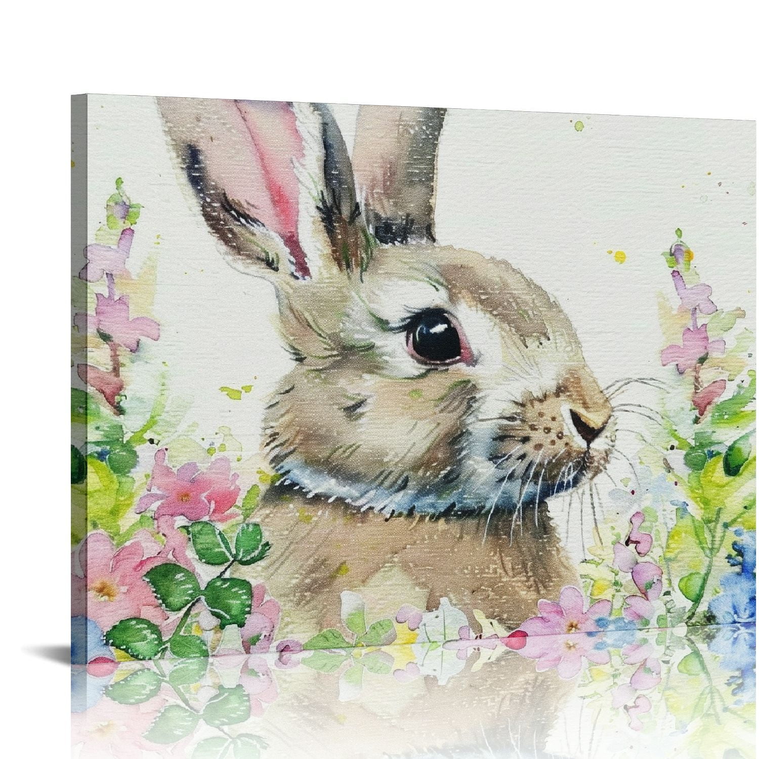 Feiri Framed Easter Canvas Wall Art for Easter Decor Easter decorations ...