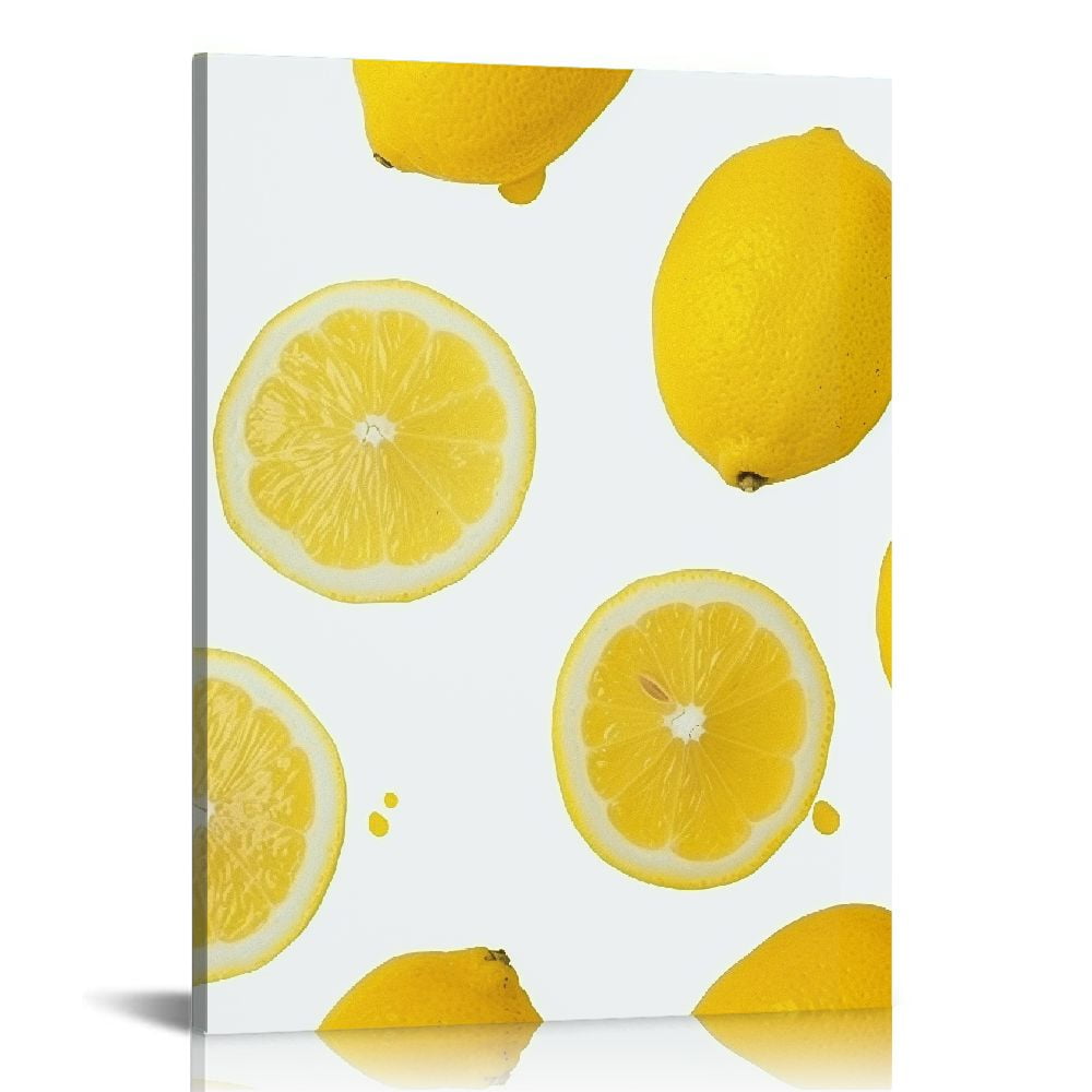 Feiri Lemon Poster Fruit Art Lemon Wall Art Fruit Picture Wall Art ...