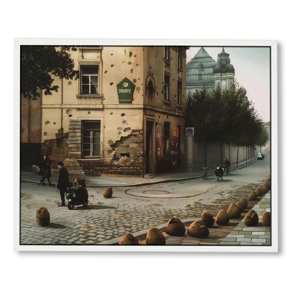 Feiri Michael Sowa - Potato Storage Yard Canvas Art Poster And Wall Art ...