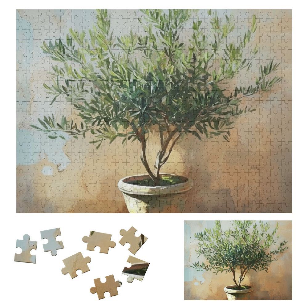 Feiri Olive Tree Wooden Jigsaw Puzzle Challenging Difficult Wood Puzzle ...
