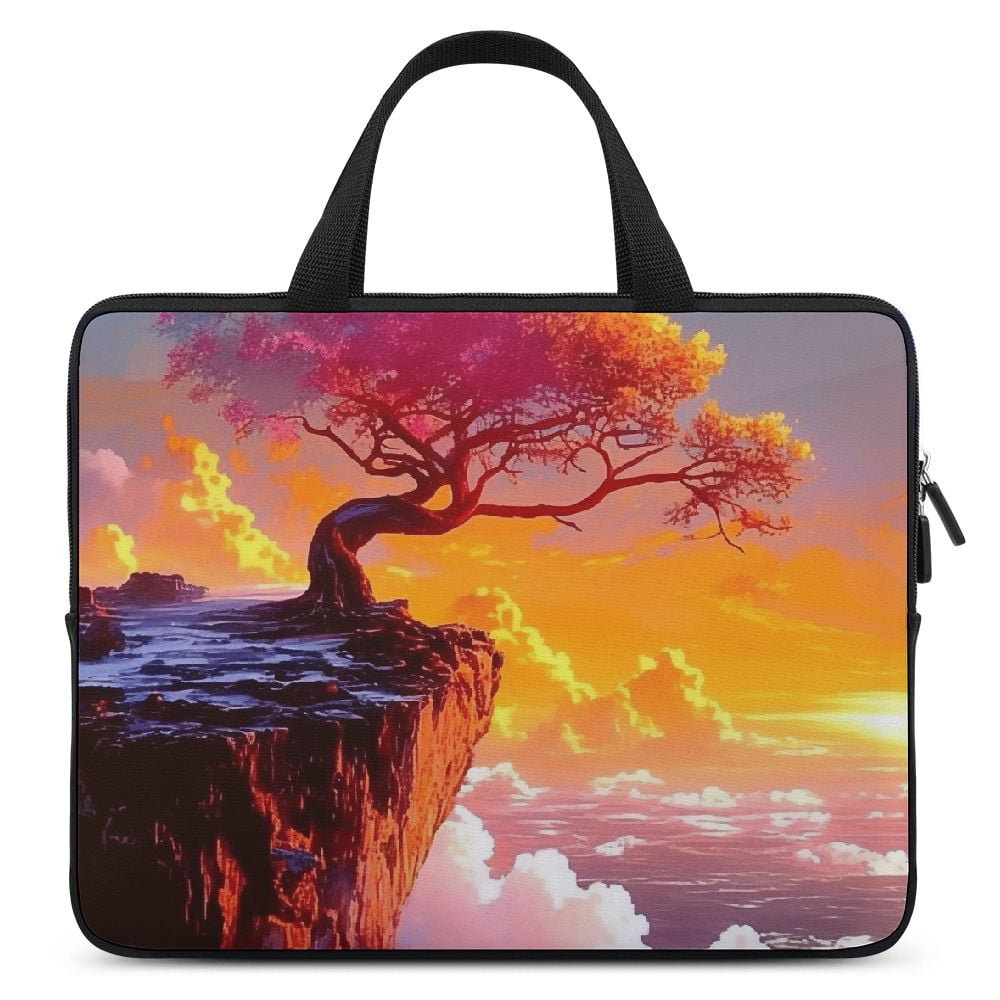 Feiri Sunset Diving Fabric Laptop Handle Bag Computer Protect Case ...