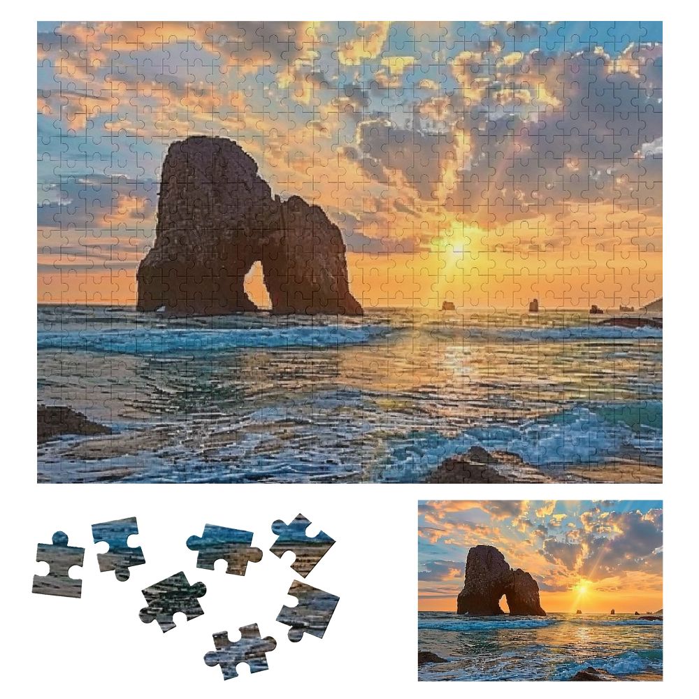 Feiri Sunset Rock Formation Wooden Puzzle for Adults and Kids ...