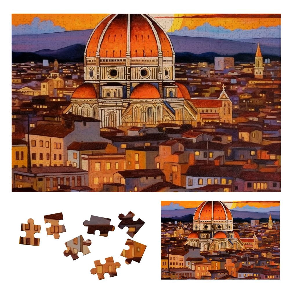 Feiri Sunset Wooden Jigsaw Puzzle Horizontal Style Challenging ...