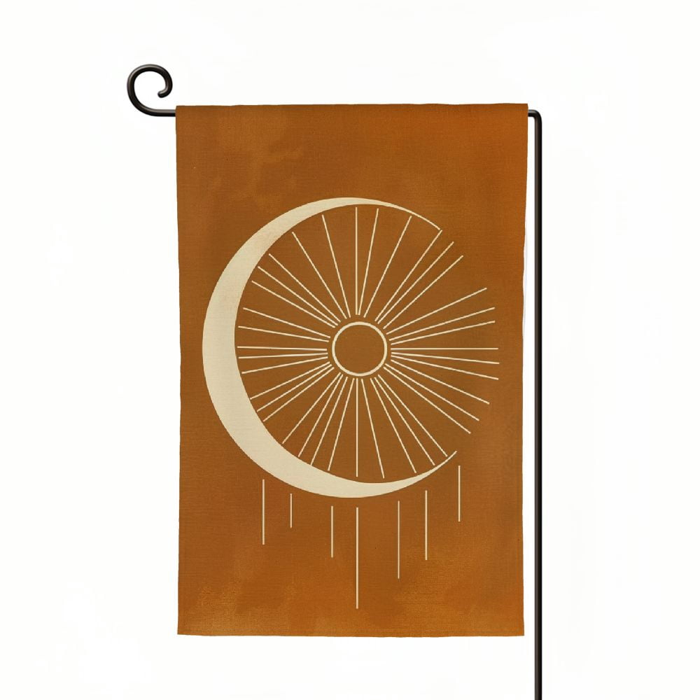 Feiri Terracotta Mid Century Art Boho Modern 12*18 Garden Flag Yard ...