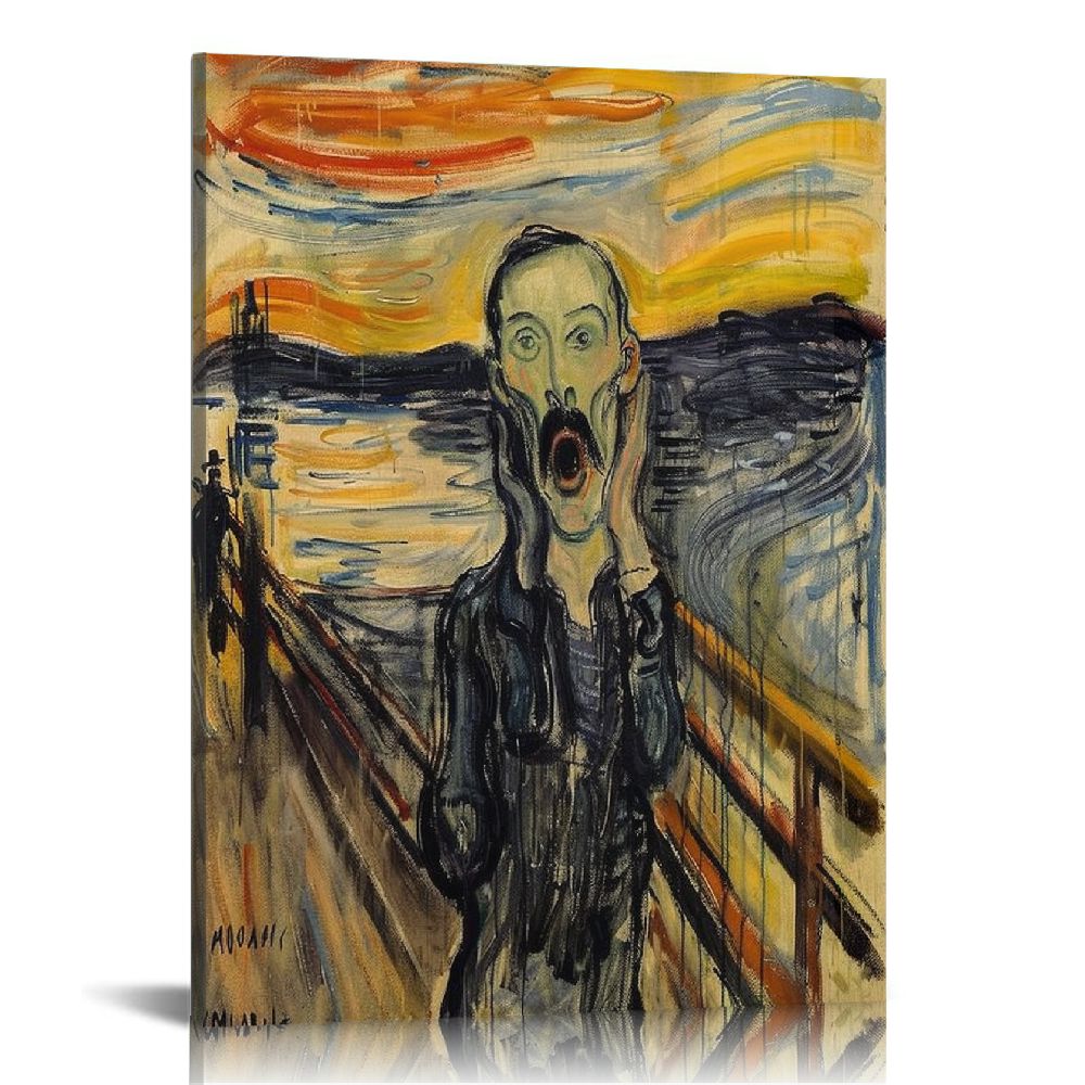 Feiri The Scream Edward Munch World's Famous Paintings Reproduction ...