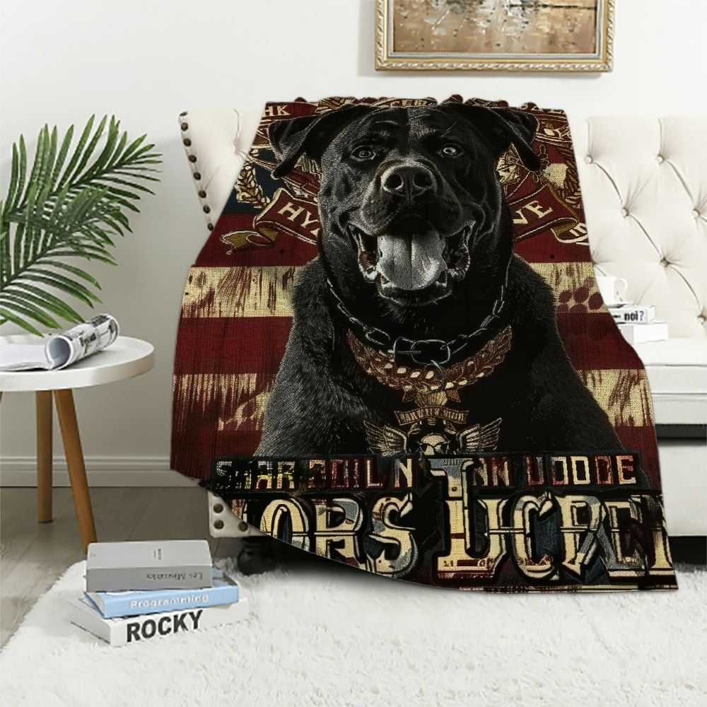 Feiri US Marine Corps - The Devil Dog Semper Fidelis Blanket - Gift ...