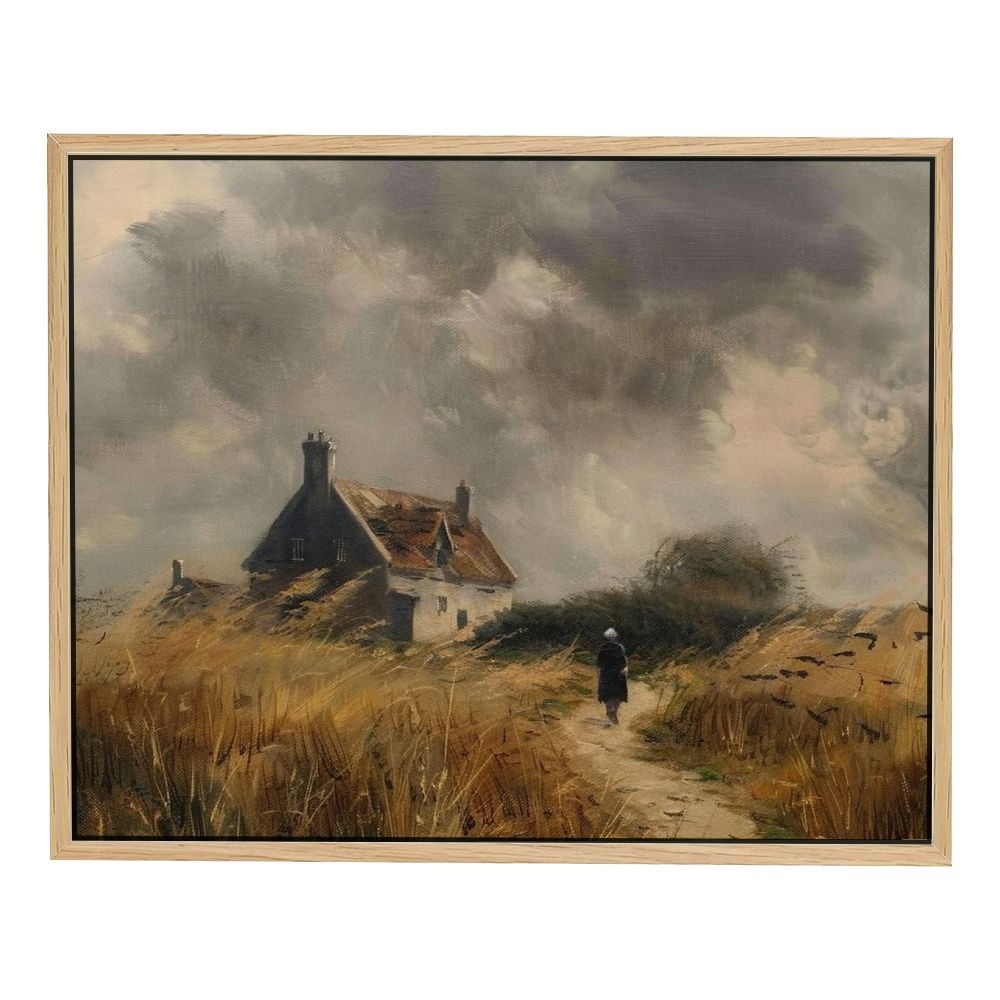 Feiri Vintage Landscape Natural Scenery Farmhouse Cottage in the Dunes ...