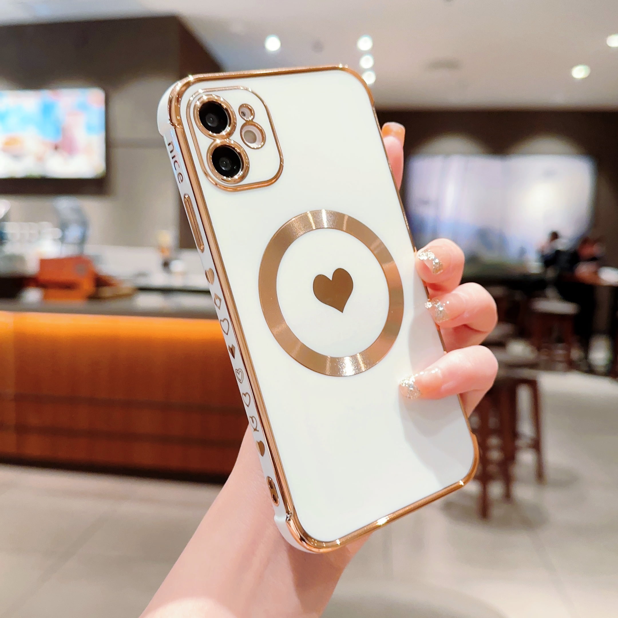 Feishell for Apple iPhone 11 (6.1 inch) Cute Love Heart Pattern Phone ...
