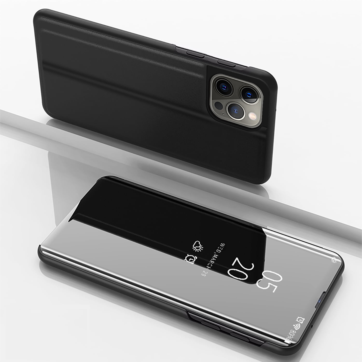 Feishell Case for iPhone 16 Pro Max Stylish Smart Clear View Window ...