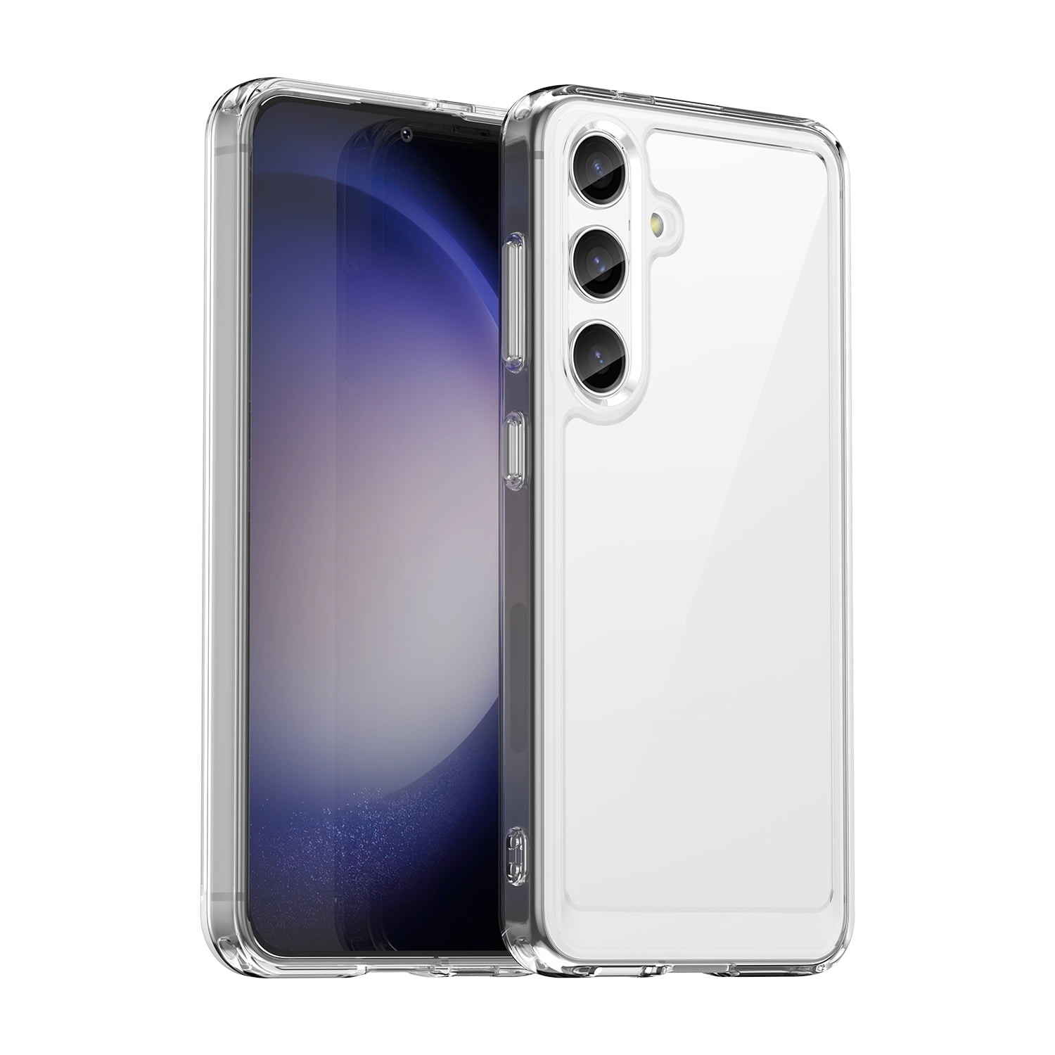 Feishell Clear Case for Samsung Galaxy A15,Shockproof Hybrid Soft TPU ...