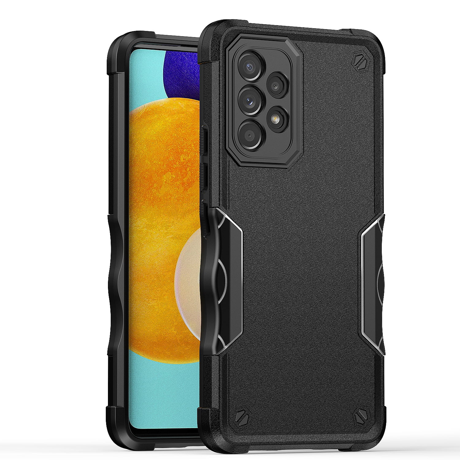 Feishell Compatible with Samsung Galaxy A32 4G Case, Armor Heavy Duty ...