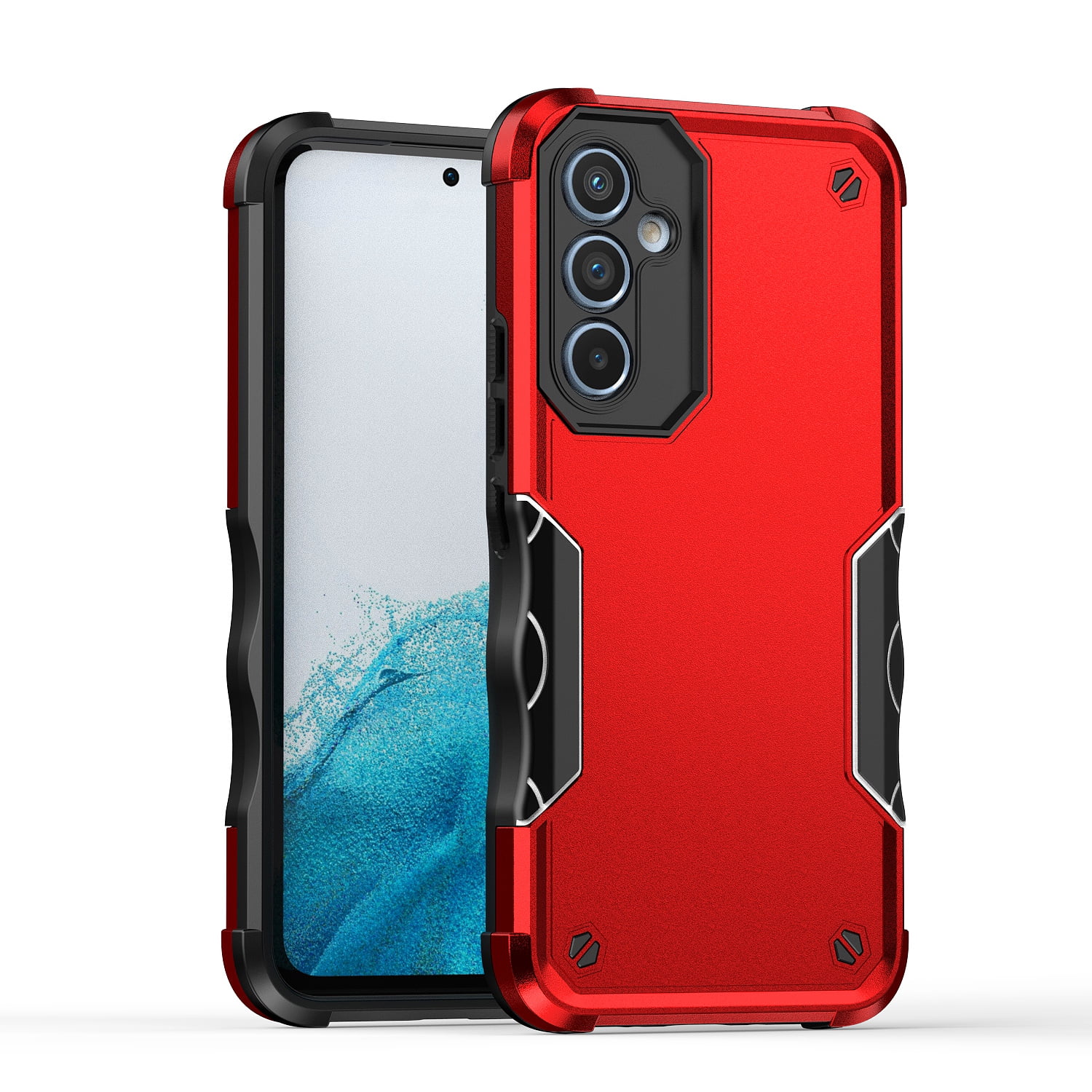 Feishell Compatible with Samsung Galaxy A34 5G Case, Armor Heavy Duty ...