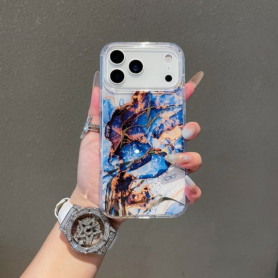 Feishell Compatible with iPhone 17 Pro Max Slim Marble Pattern Case ...