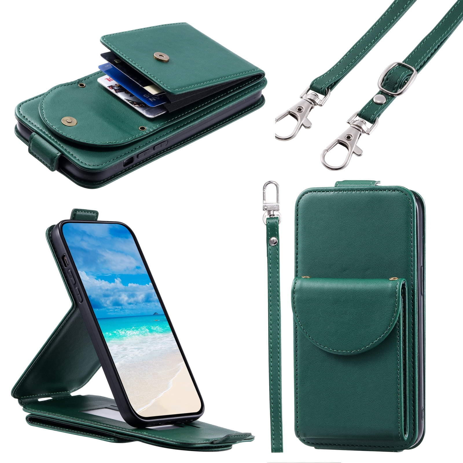 Feishell Crossbody Wallet Case for Samsung Galaxy A16 5G,Durable PU ...