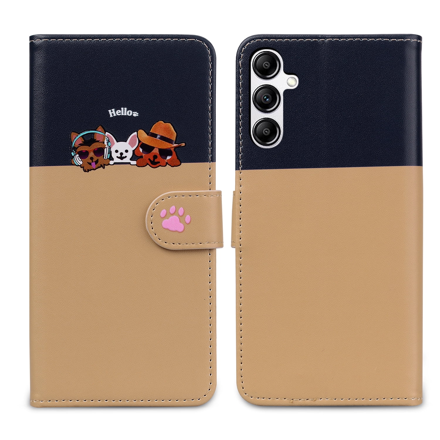 Feishell Cute Animal Pattern Wallet Phone Case for Samsung Galaxy A14 ...