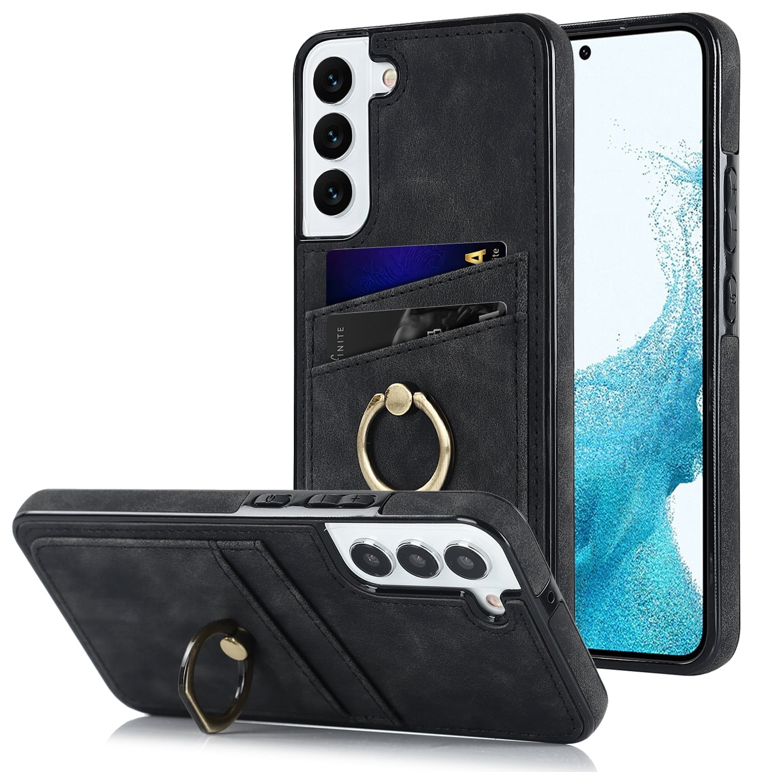 Feishell Fit for Samsung Galaxy S23+ Case with 360° Rotatable Ring ...