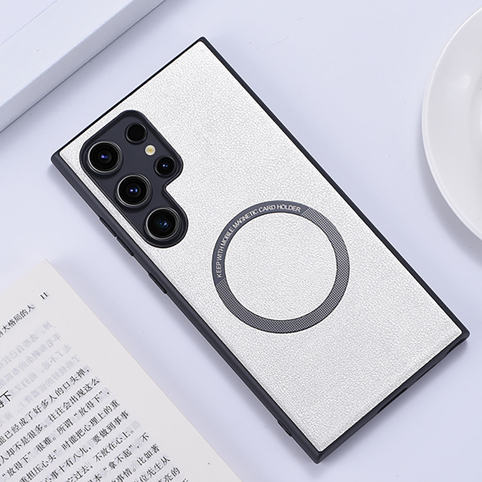 Feishell Magnetic Case for Samsung Galaxy S25 Ultra,Built in Magnets ...