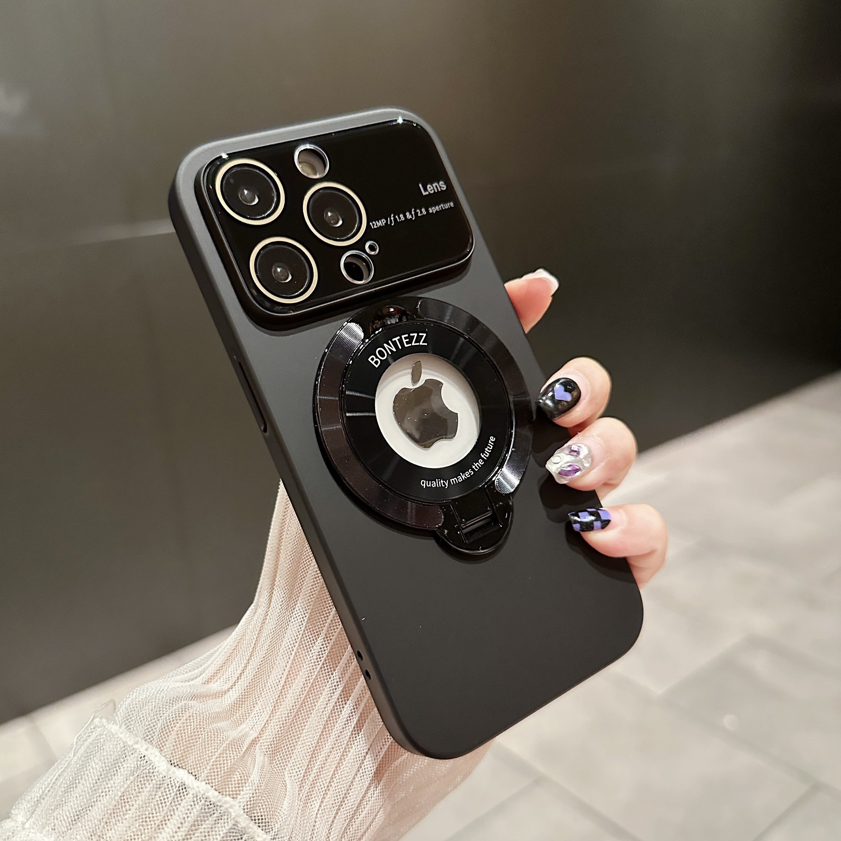 Feishell Magnetic Case for iPhone 14 Pro,with Big Window Glass Lens ...