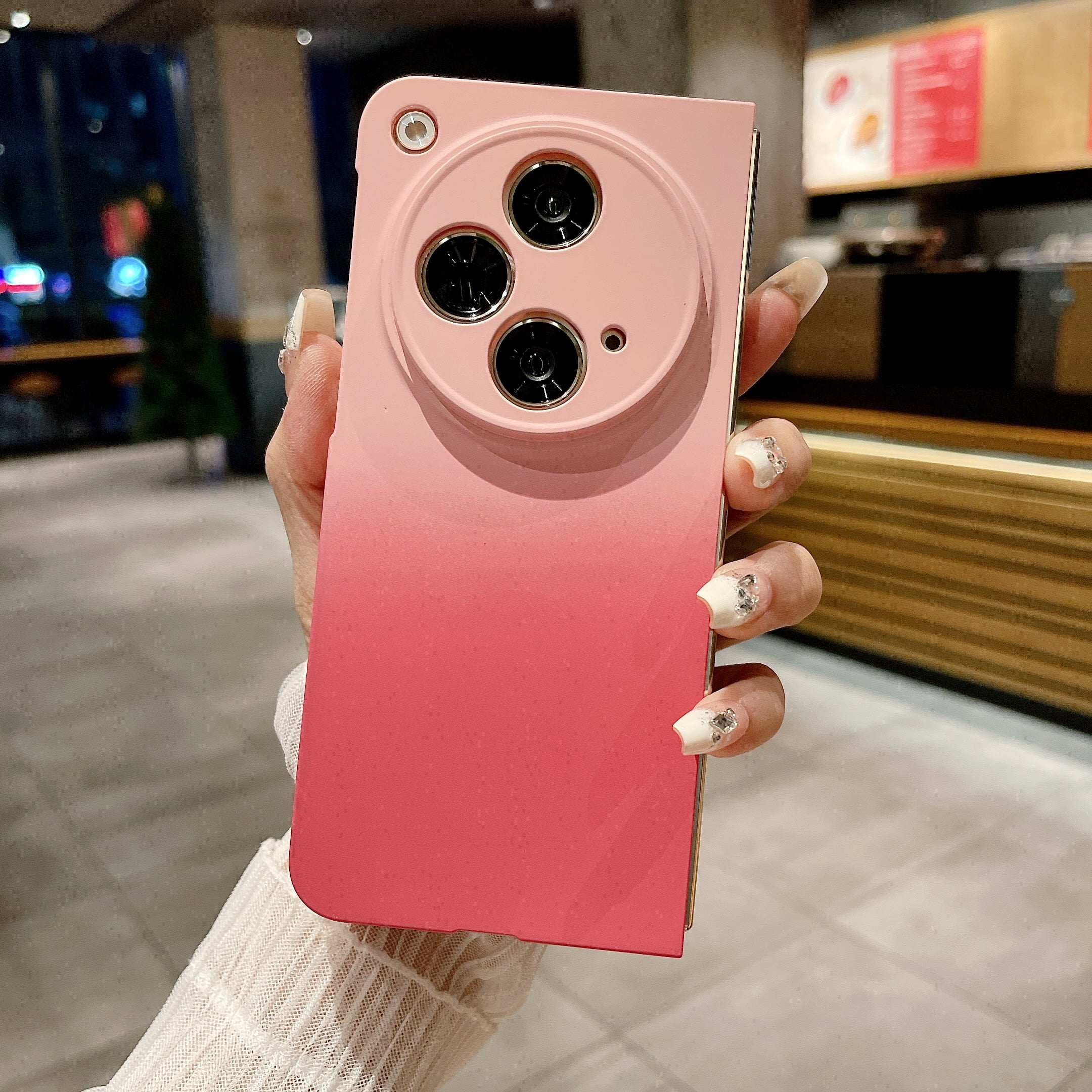 Feishell for OnePlus Open Case,Shockproof Two-color Gradient Slim Non ...