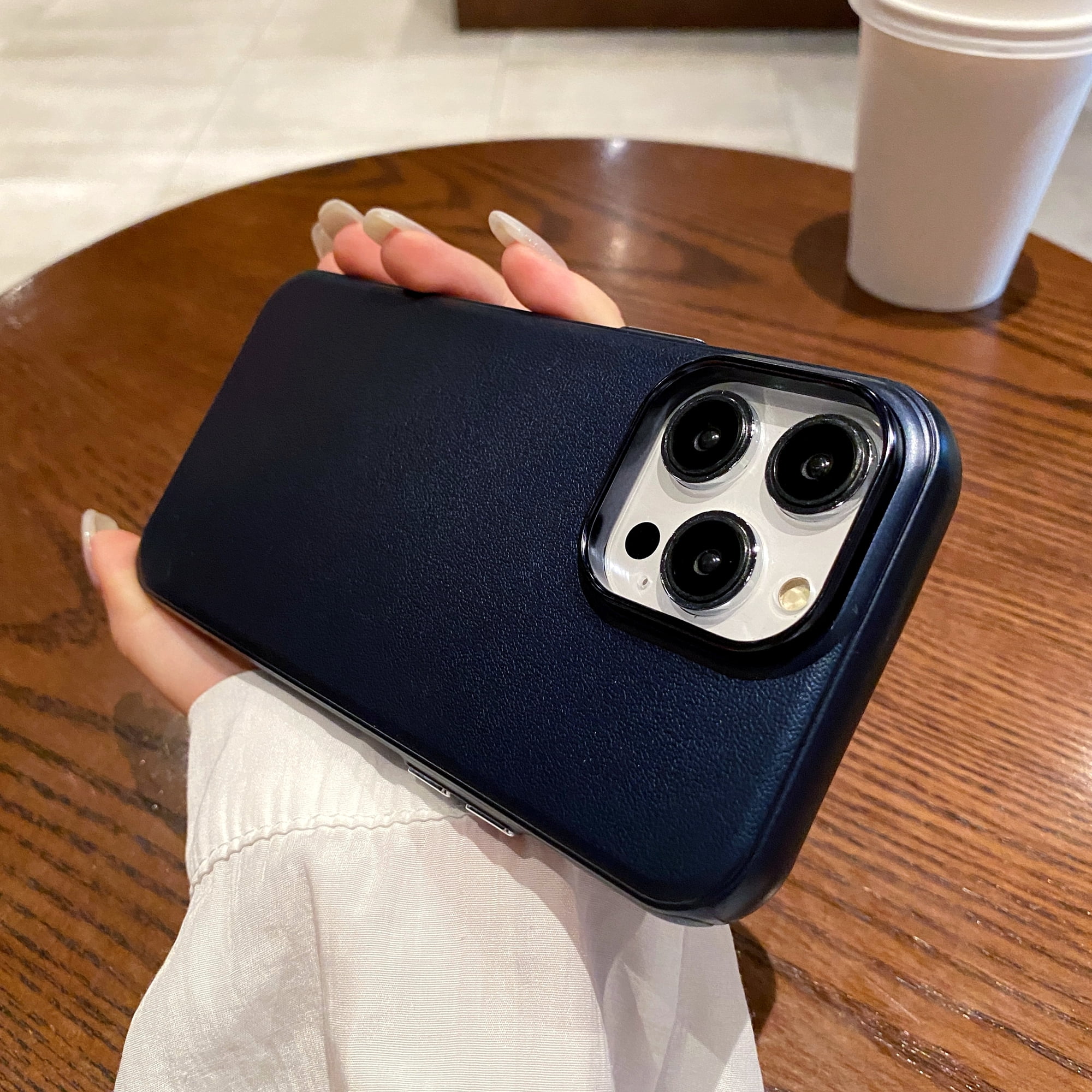 Feishell PU Leather Slim Case for iPhone 13 Pro, Magnetic Compatible ...