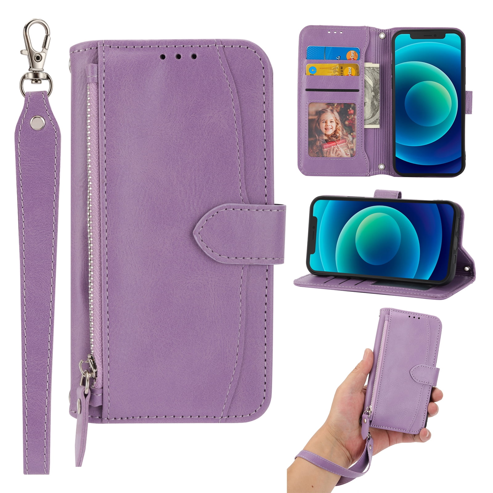 Feishell Premium PU Leather Wallet Phone Case for Samsung Galaxy S23 ...