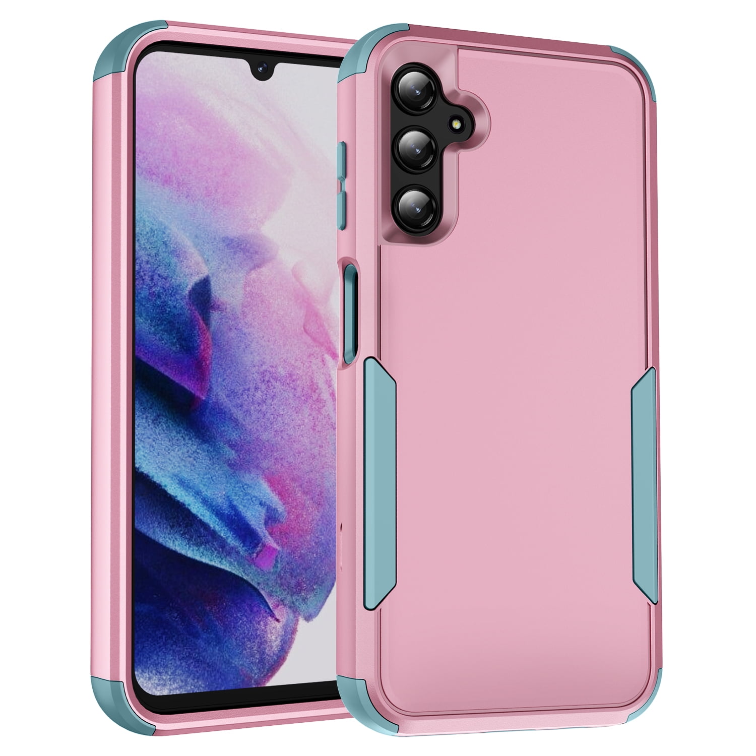 Feishell for Samsung Galaxy S24 Plus Durable Rugged Case, [Three Layers Protection] [Military ...