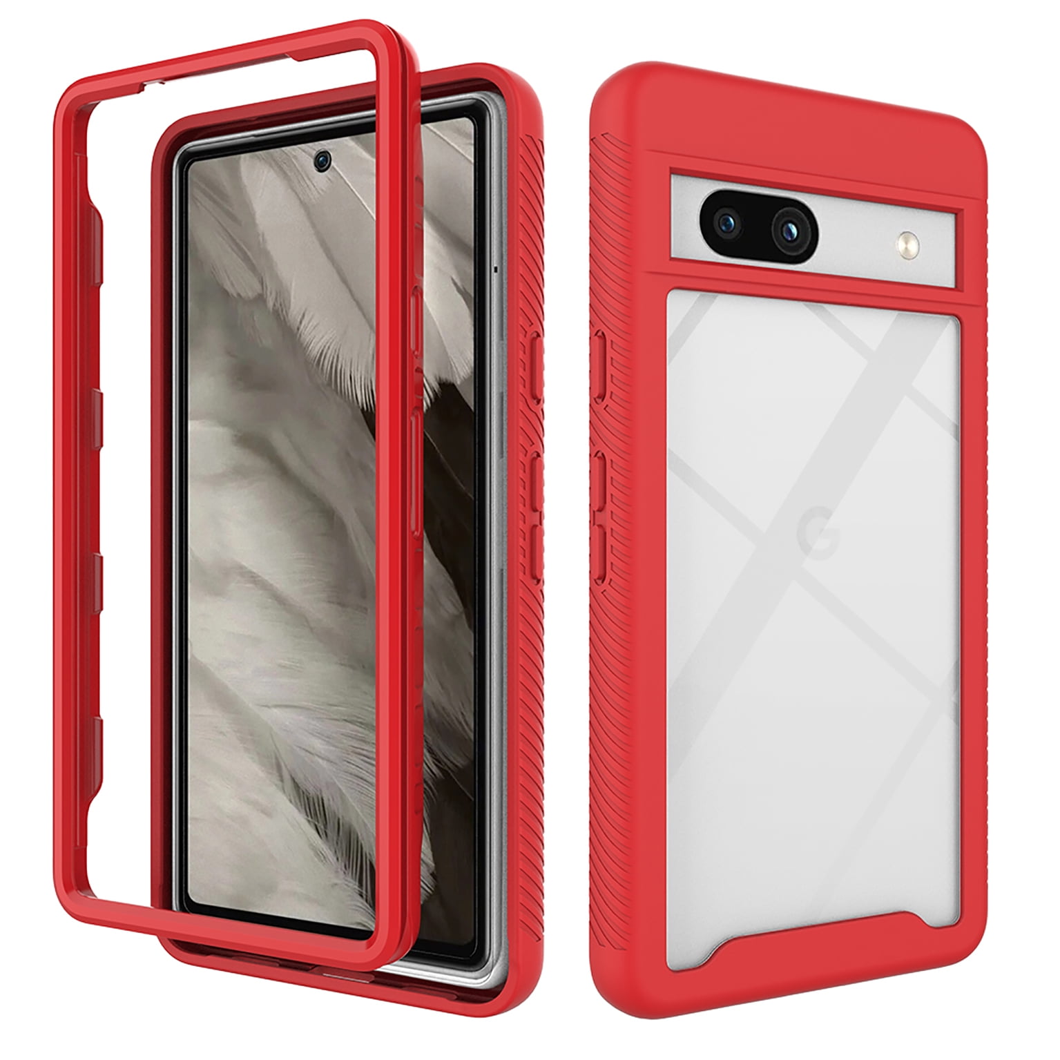 Feishell Slim Case for Google Pixel 7a 6.1 inch,Shock Absorption Two ...