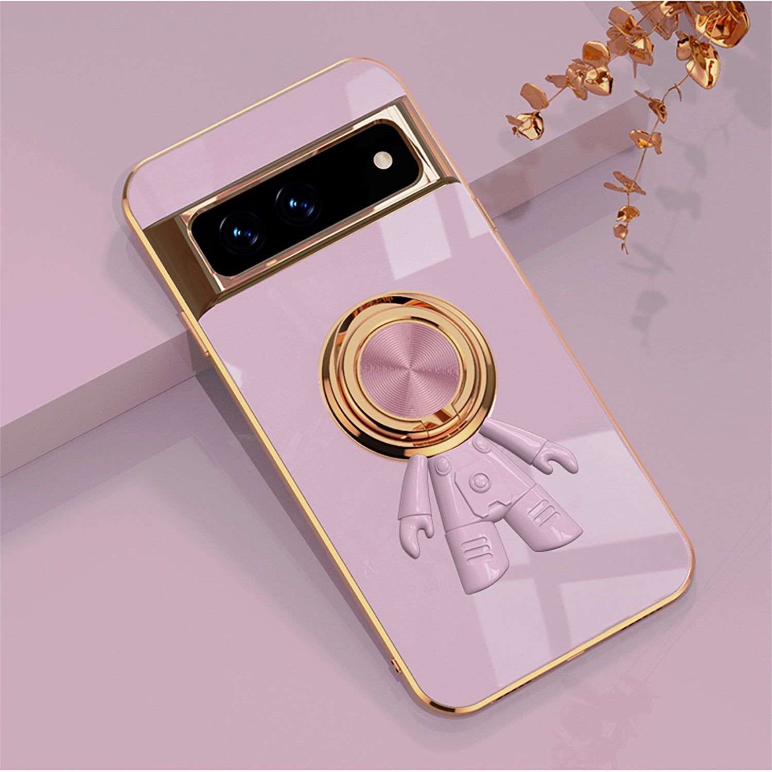 Feishell Slim Case for Google Pixel 9 Pro XL,Stylish Plating Cute ...