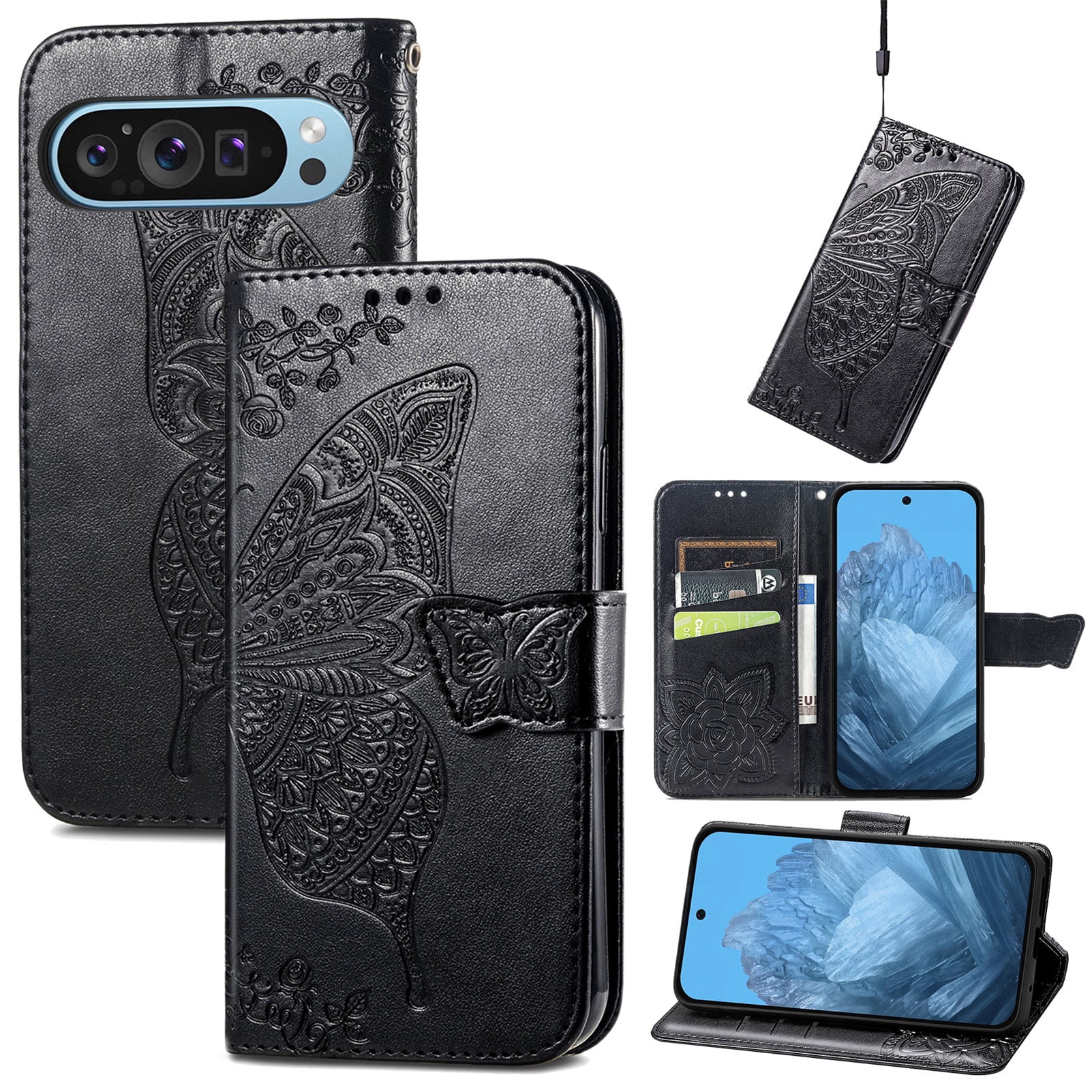 Feishell Wallet Case for Google Pixel 10 Pro XL with Hand Strap ...
