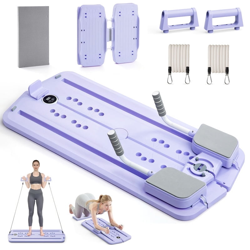 Feisi Pilates Board, 7 in 1 Pilates Reformer Set, Multi-functional ...