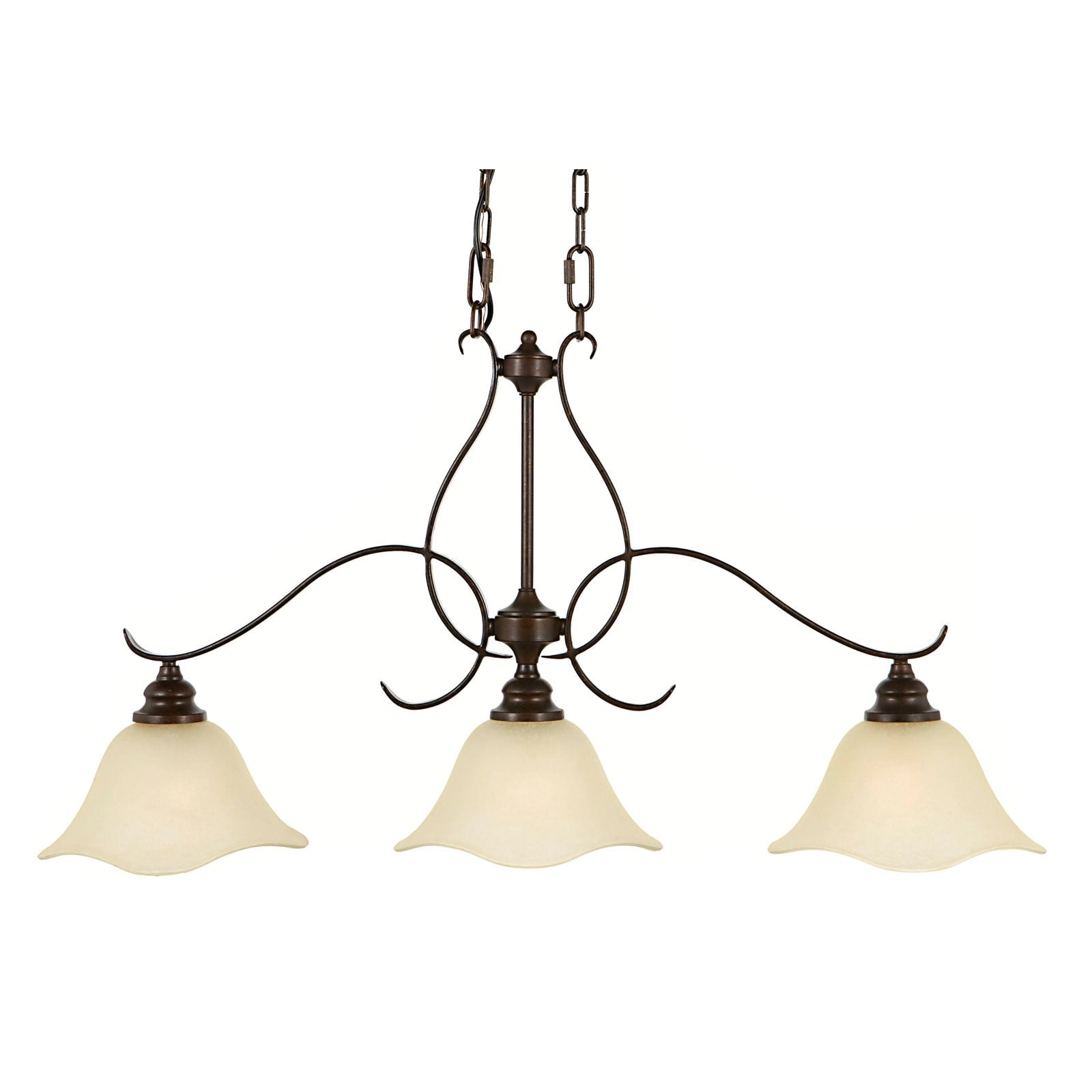 Feiss Lighting F2048/3GBZ Morningside Island Light, Grecian Bronze ...