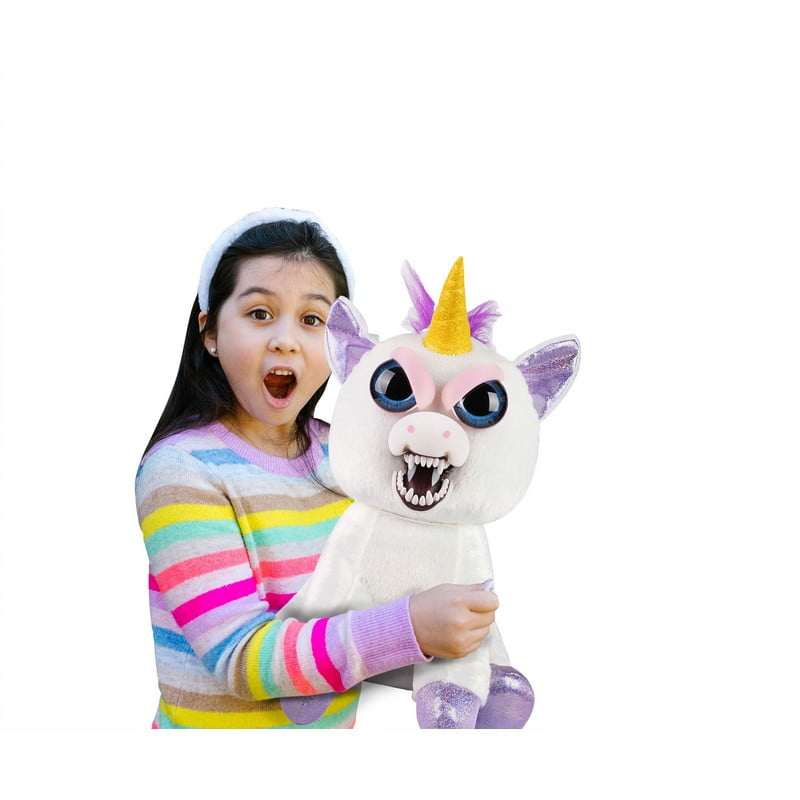 Feisty Pets® 20" Jumbo Glenda Glitterpoop The Unicorn - Walmart.com