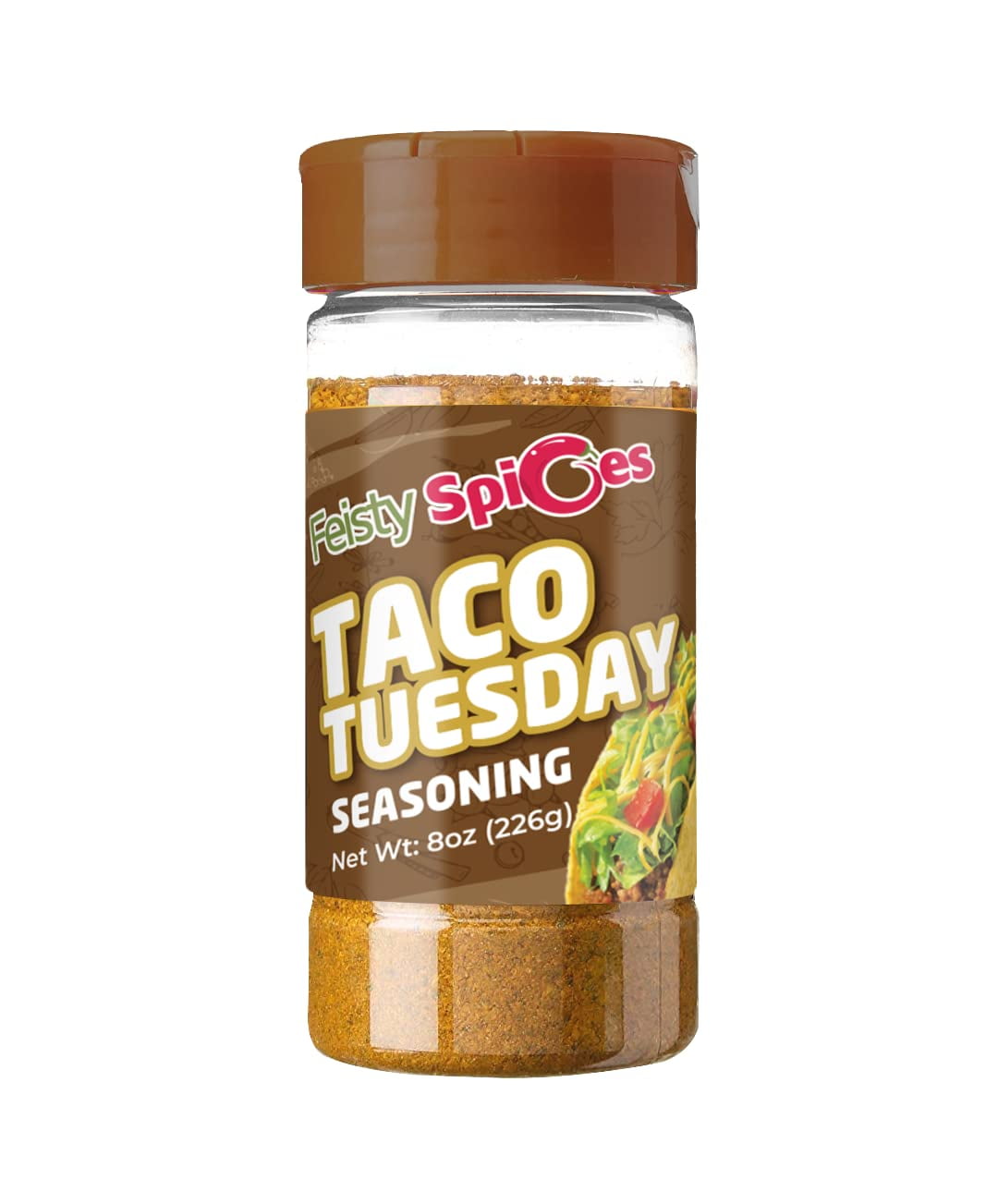 Feisty Spices Taco Tuesday DNF2 Seasoning Mix, 8 oz Sodium-Premium All Natural & Healthy Spice ...