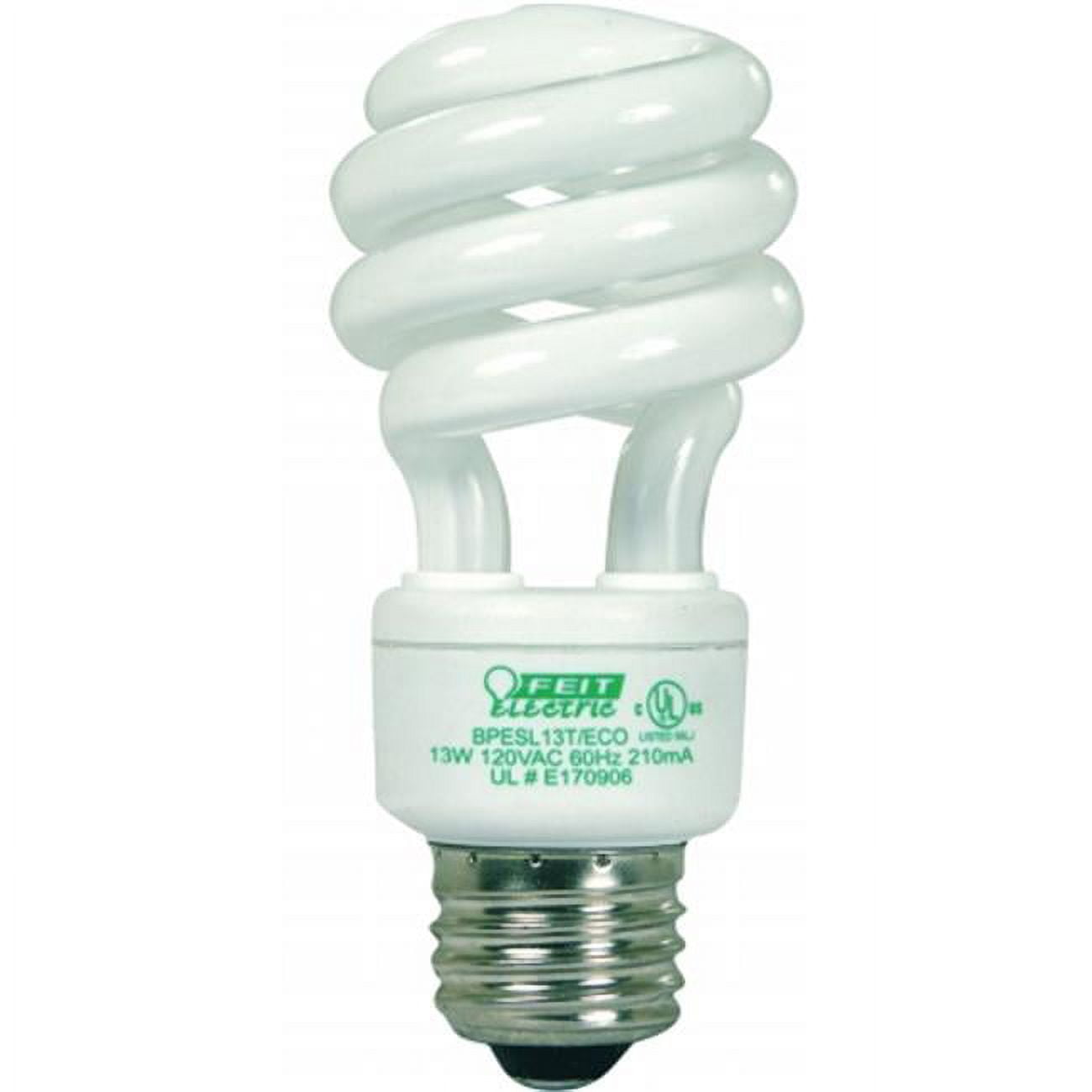 Feit 13 Watt Compact Fluorescent Light ECOBulb Plus Mini Twist 60 Watt ...