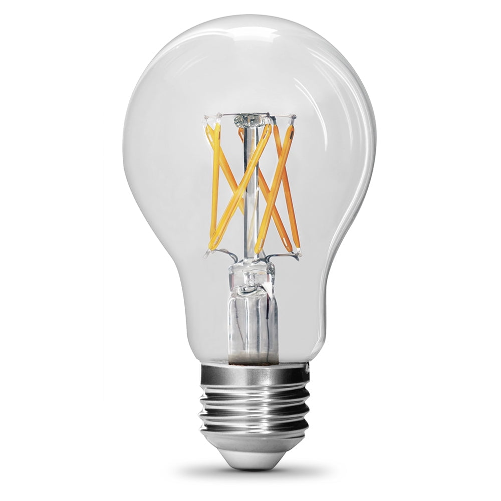 Feit BPA1960CL950CAFIL2RP Dimmable A19 Filament LED Bulb, Daylight, 9W ...