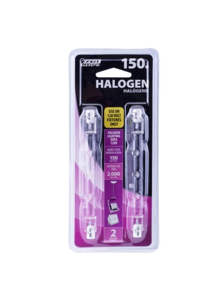 Feit Electric 2 Pack 150W Halogen R7 Bulbs - Walmart.com