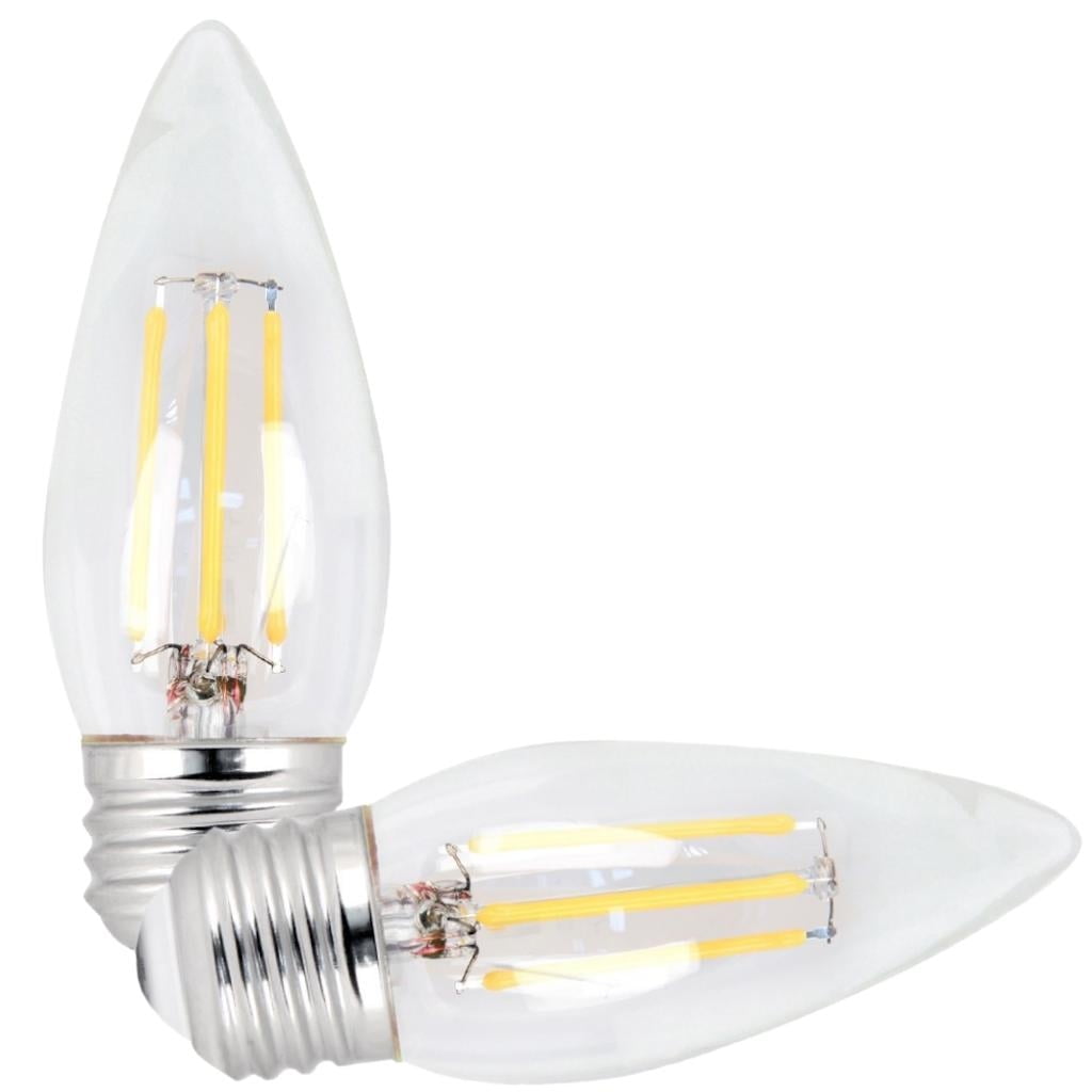 Feit Electric 20921 - BPETC25/827/LED/2 Candle Tip LED Light Bulb ...