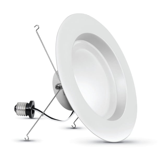 Feit Electric 5-6 in Enhance Bright White Almunium LED Dimmable ...