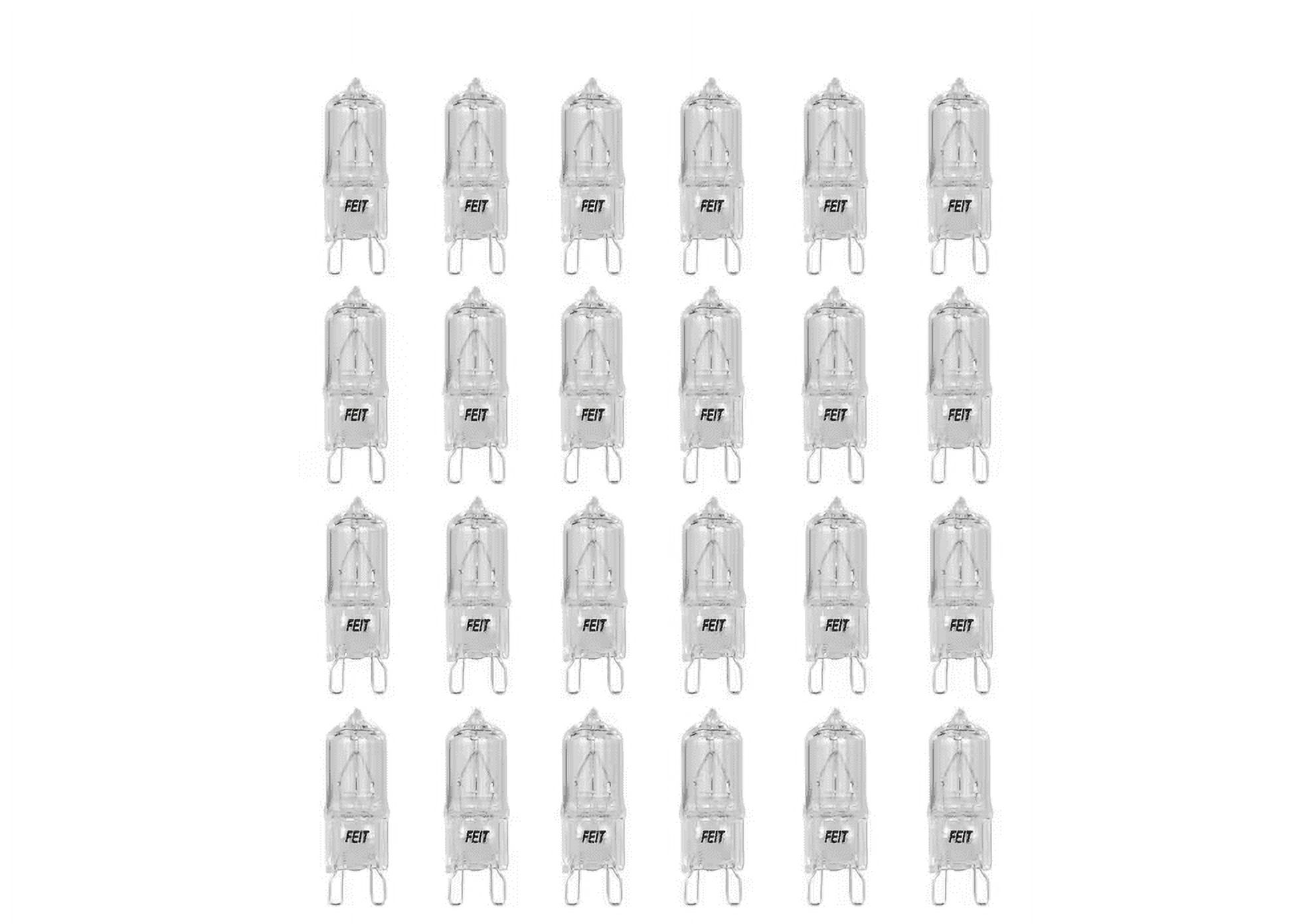 Feit Electric 60-Watt Bright White (3000K) T4 G9 Bi-Pin Base Dimmable ...