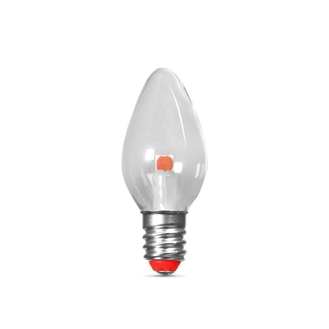 Feit Electric BPC7-R-LEDG2-2 0.25W E12 C7 LED Non-Dimmable Night Light ...
